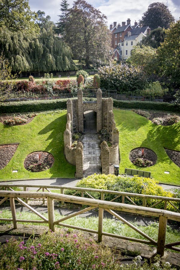 Guildford Castle Grounds ,Surrey England Stock Image - Image of ...