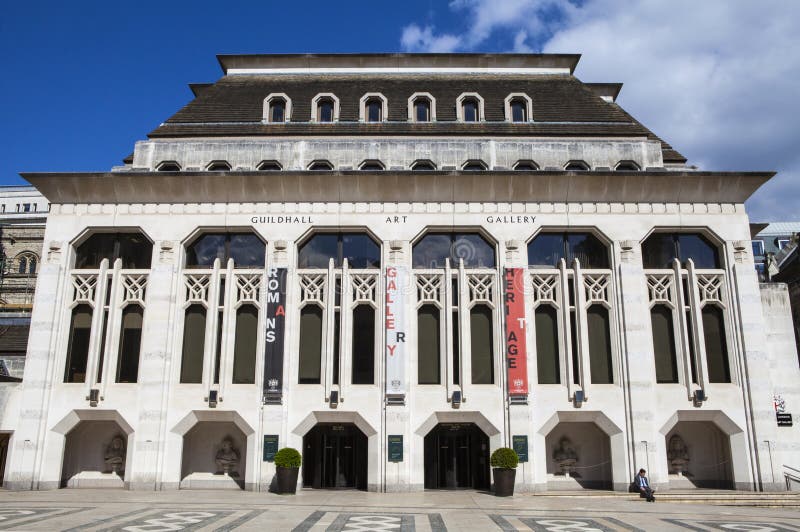 Guildhall Art Gallery in London Editorial Photo - Image of ceremonial ...