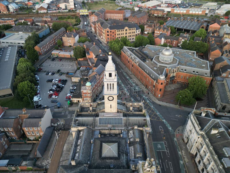 Guildhall Clock Tower, Kingston upon Hull Stock Image - Image of street ...