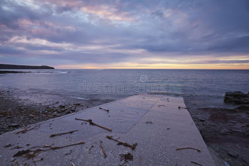 Guileen Pier stock image. Image of pier, blue, ocean - 13072393