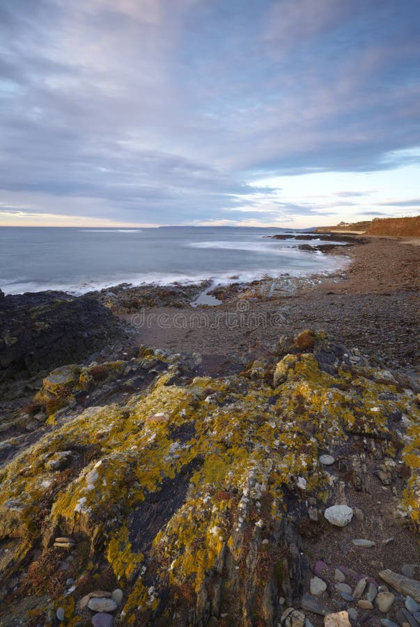 Guileen Strand stock image. Image of rock, ireland, shoreline - 13072617