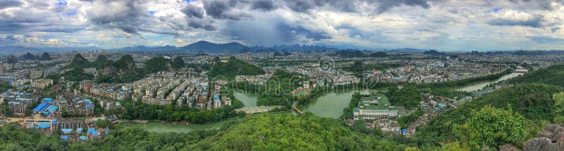 Guilin City stock photo. Image of scenic, cloud, guilin - 76021974