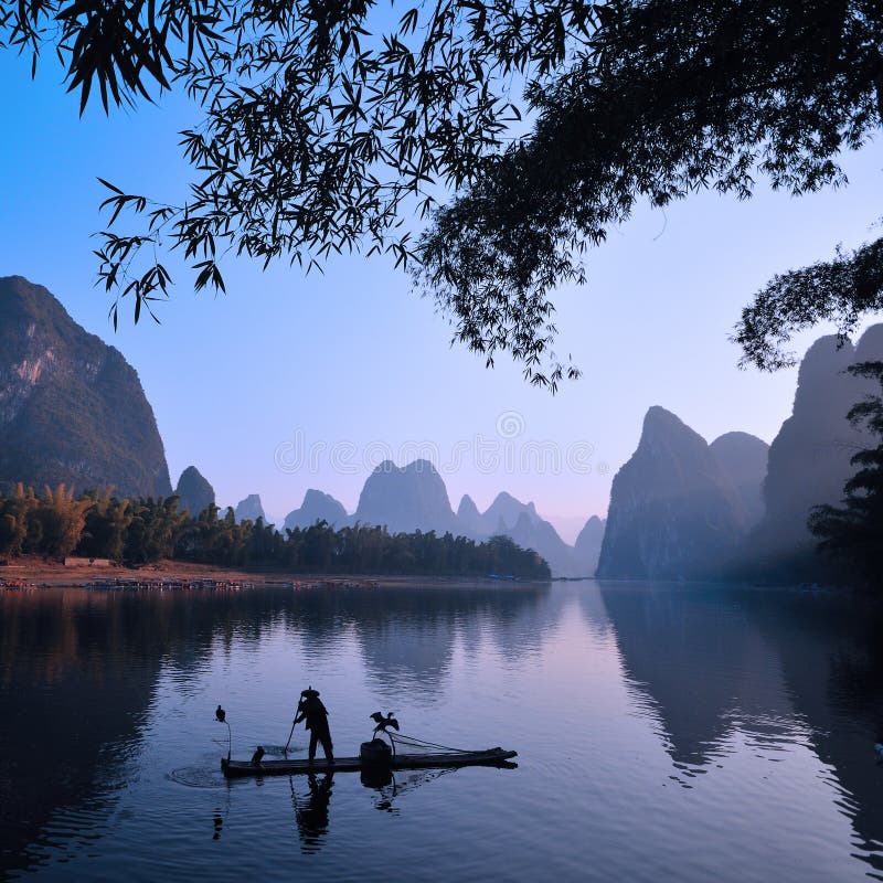 Guilin scenery stock photo. Image of countryside, chinese - 23053900