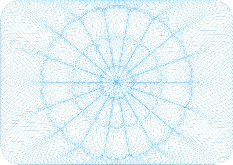 Guilloche blue background. stock vector. Illustration of celebration ...