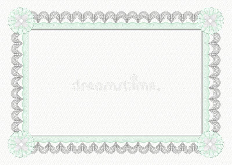 Guilloche - Frame with Background Stock Vector - Illustration of ...