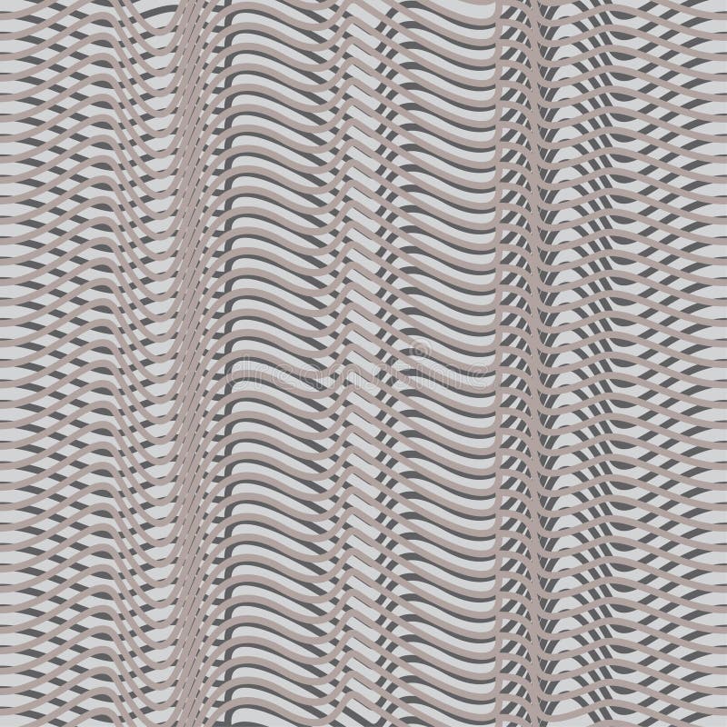 Guilloche Monochrome Texture with Waves. Seamless Vector Pattern Cdr X6 ...