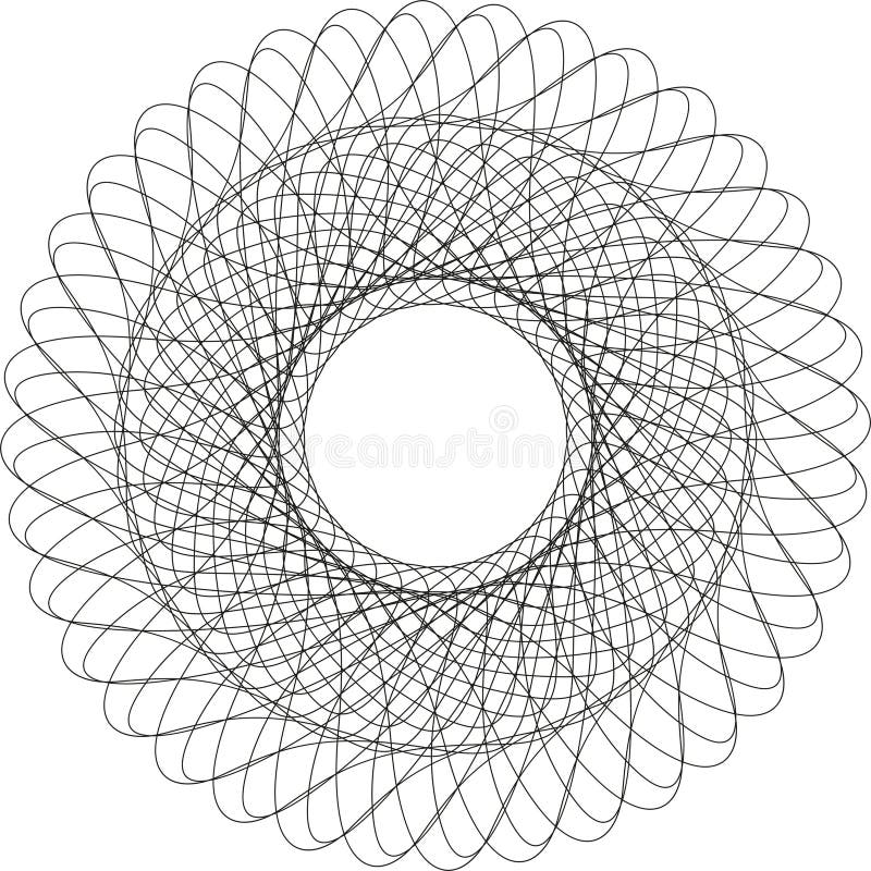 Guilloche Pattern Rosette for Certificate or Other Security Papers ...