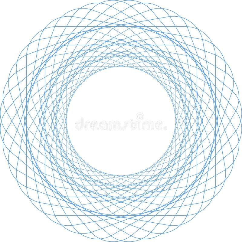 Guilloche Pattern Rosette for Certificate or Other Security Papers ...