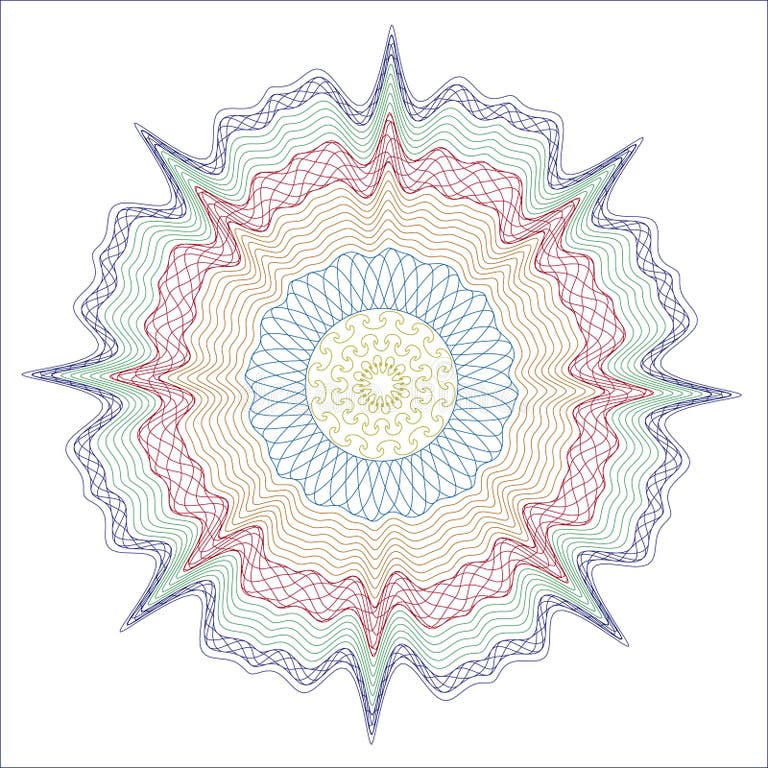 Rosette Pattern Stock Illustrations – 31,150 Rosette Pattern Stock ...