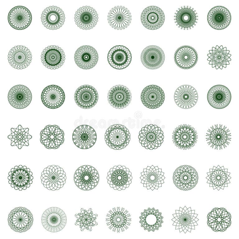 Rosette Pattern Stock Illustrations – 31,150 Rosette Pattern Stock ...