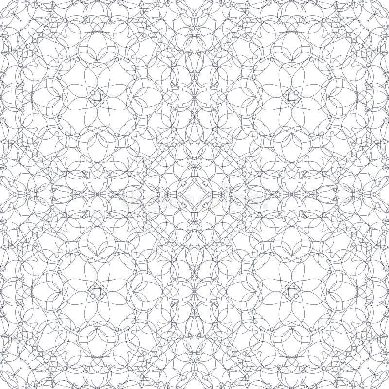 Guilloche Seamless Abstract Background Pattern Stock Illustration ...