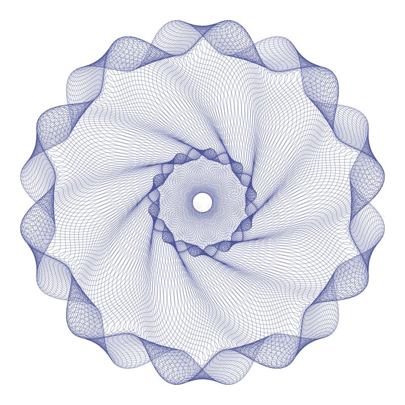 Guilloche Watermark Design Security Background Stock Vector ...