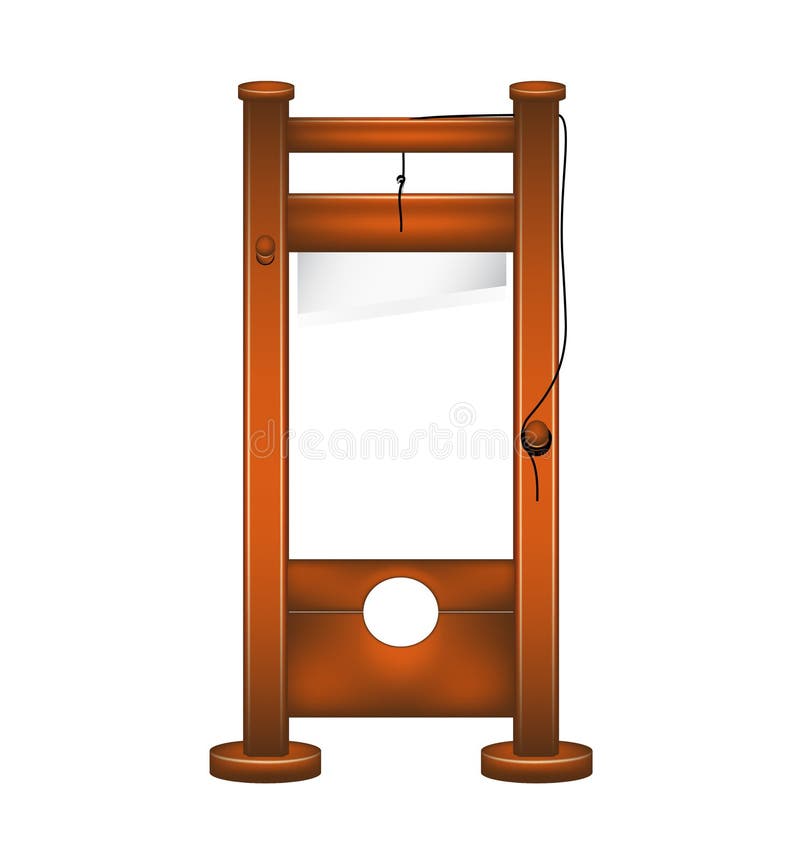 Guillotina stock de ilustración. Ilustración de historia - 1753420
