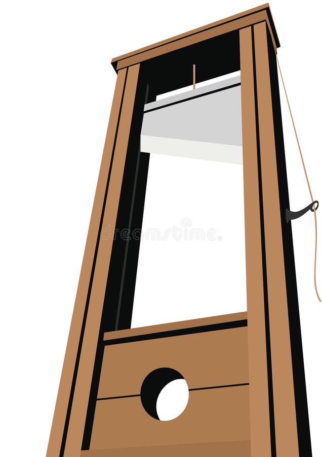 Guillotine stock illustration. Illustration of murder - 10317559
