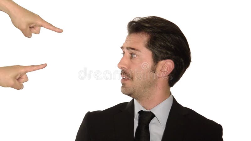Guilty Businessman in Police Station Posing for Mugshot with Placard ...