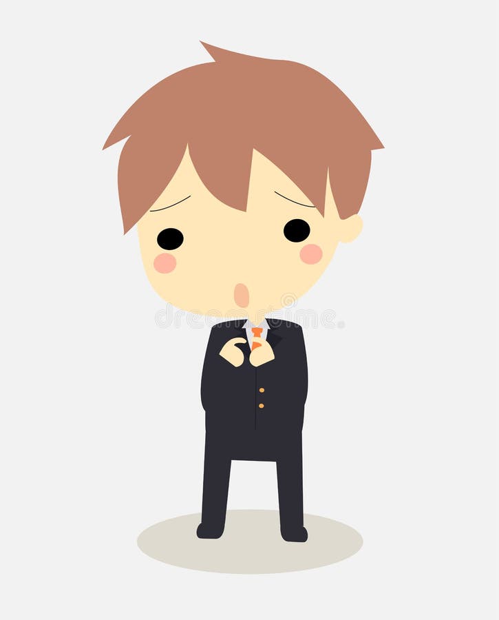 Guilty businessman stock vector. Illustration of businessman - 50003126