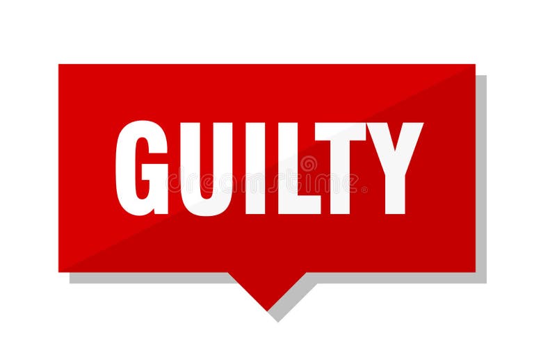 Guilty Banner Stock Illustrations – 1,432 Guilty Banner Stock ...