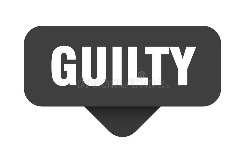 Guilty stock vector. Illustration of topic, concept - 147626189