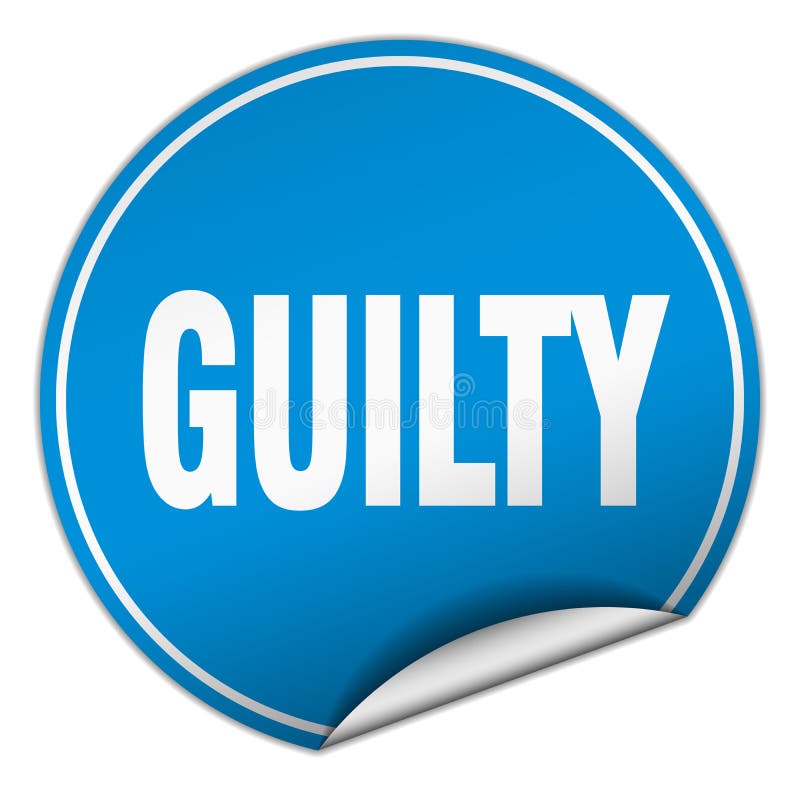 Guilty Sticker Stock Illustrations – 1,076 Guilty Sticker Stock ...