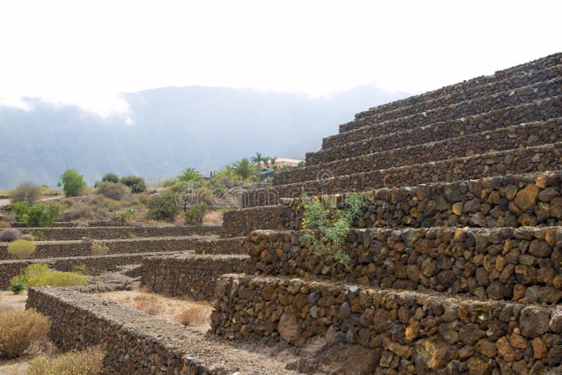Guimar pyramids 3 stock photo. Image of heyerdahl, thor - 26002454