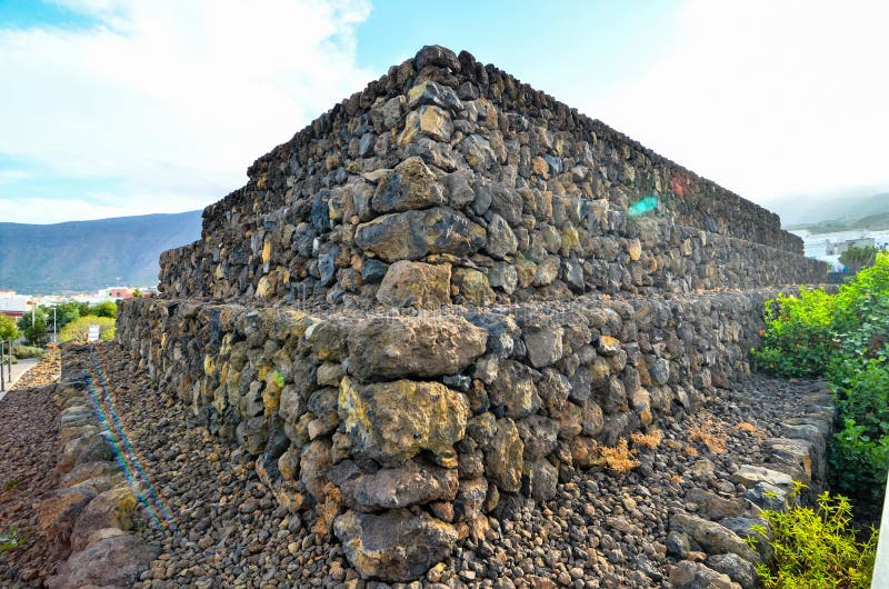 Guimar Pyramids stock photo. Image of archeology, andes - 154994388