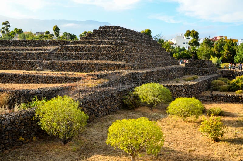 Guimar Pyramids stock image. Image of ruin, spain, architectural ...