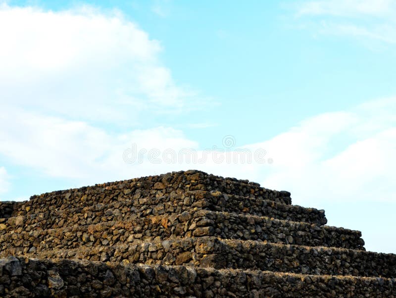 Guimar Pyramids stock photo. Image of rare, historical - 245089626