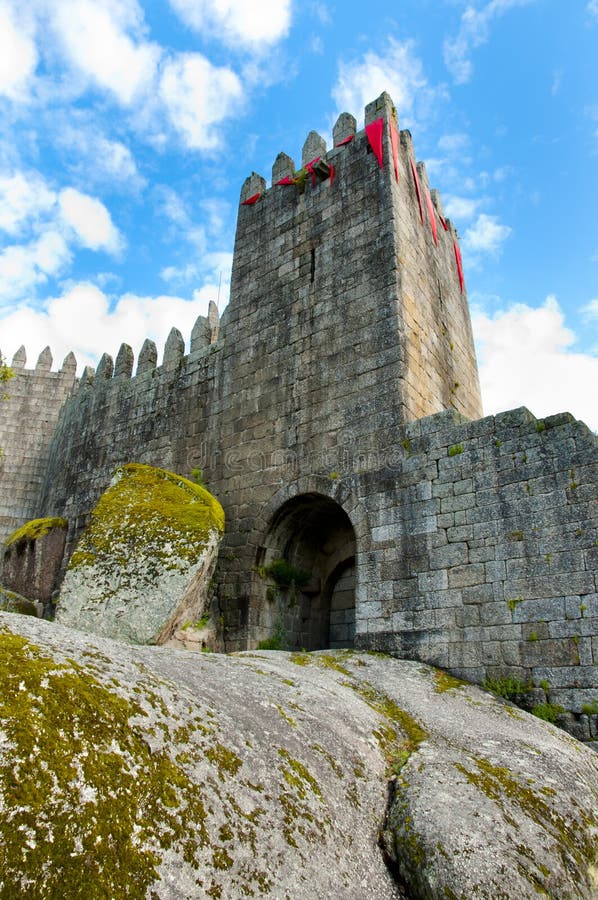 Guimaraes Castle - Portugal Stock Photo - Image of fort, military: 92273312