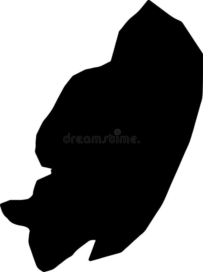 Guimaras Philippines Silhouette Map with Transparent Background Stock ...