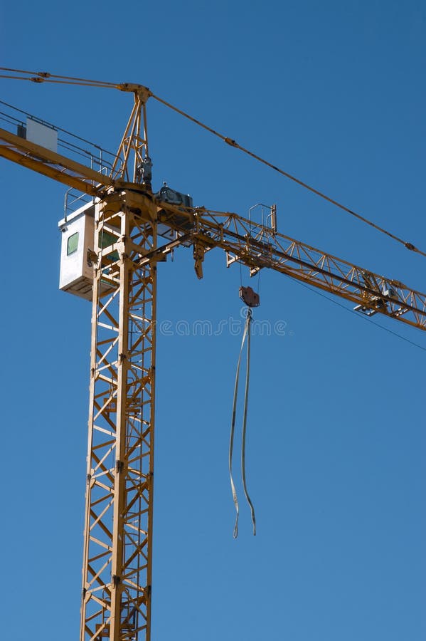 Guindaste foto de stock. Imagem de guindaste, amarelo - 29444598