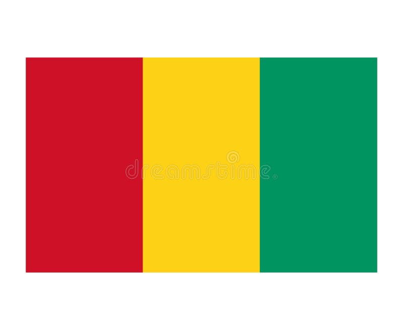 Guinea Flag National Africa Emblem Symbol Icon Vector Stock ...