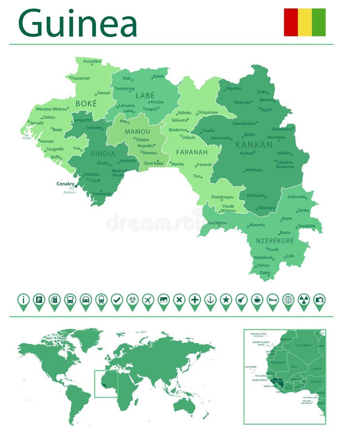 guinea location on world map