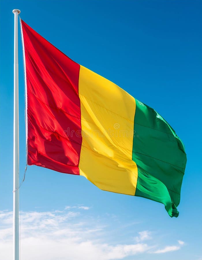 Guinea Independence Day Poster Design Stock Illustration - Illustration ...