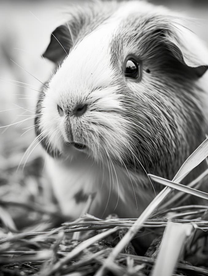 Guinea pig close-up stock photo. Image of cute, animal - 374823364