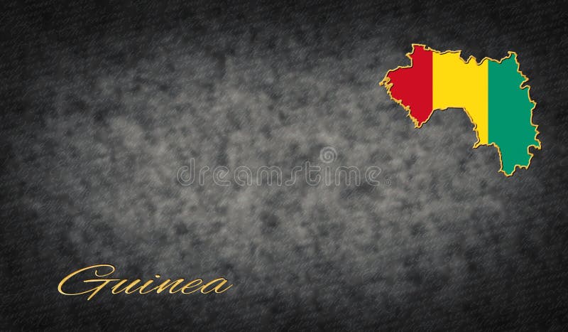 Guinea Symbols, Map of Guinea Stock Image - Image of conakry ...