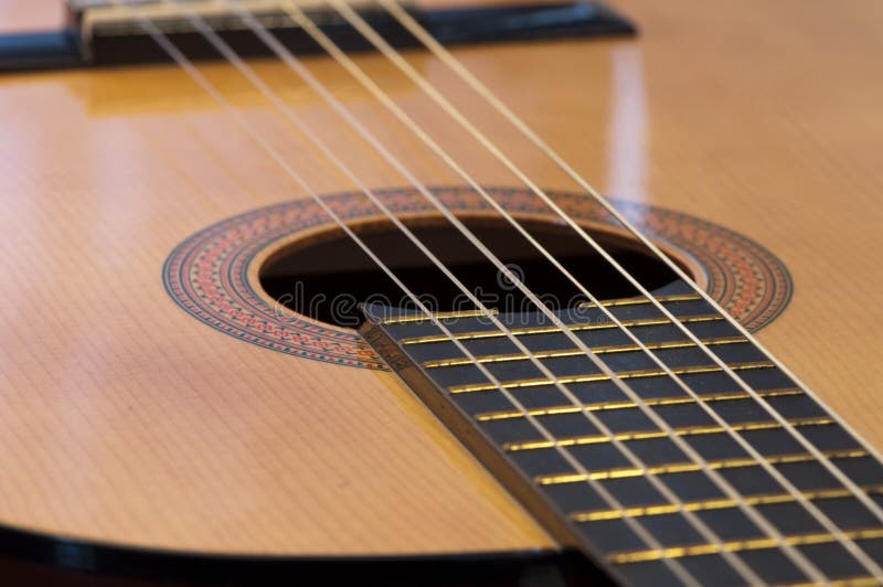 Acoustic Guitar stock image. Image of instrument, wood - 185555