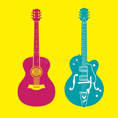 Two Folk Guitars Stock Illustrations – 26 Two Folk Guitars Stock ...