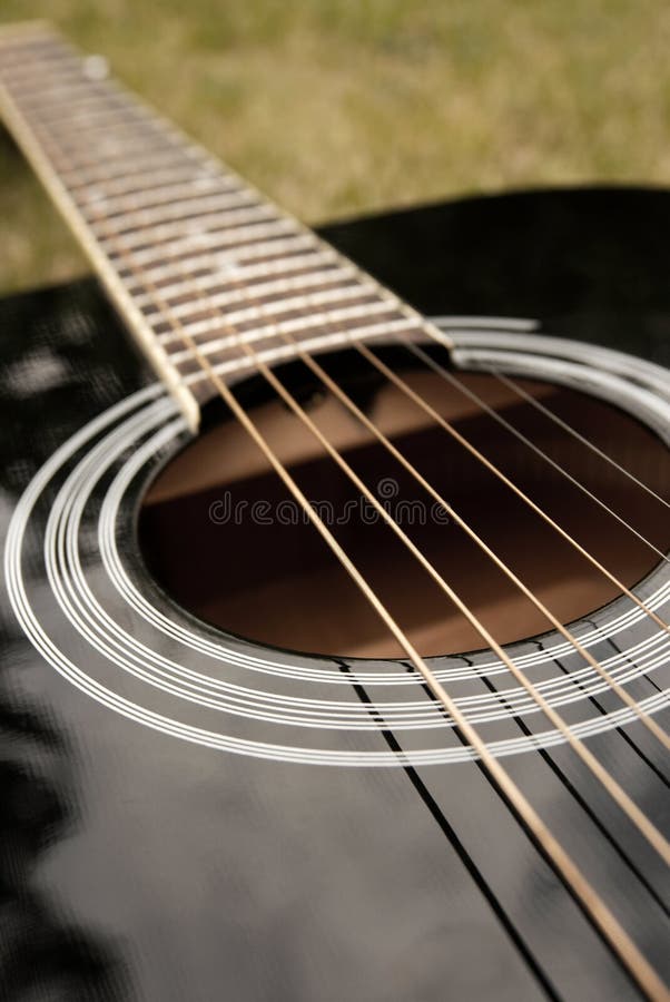 Guitar stock image. Image of guitar, black, play, steel - 16722681