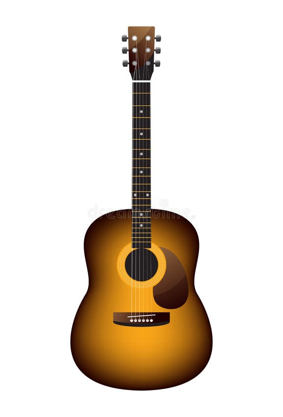 Brown Classical Acoustic Guitar Stock Illustrations – 2,439 Brown ...