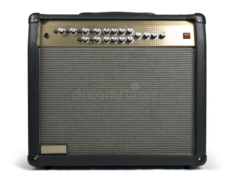 Guitar amplifier stock image. Image of speaker, guitar - 13359647