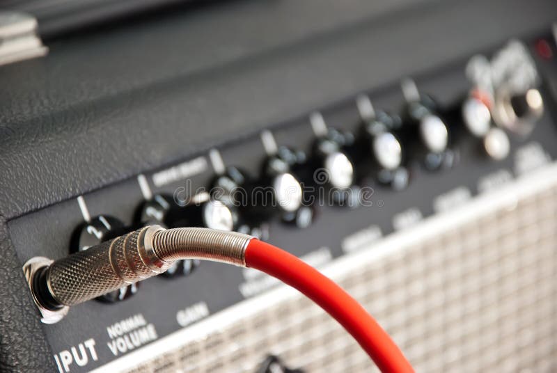 Guitar amp stock image. Image of closeup, knobs, speaker - 586461