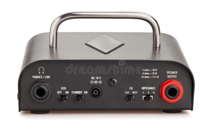 Guitar amplifier back path stock photo. Image of performance - 275850986