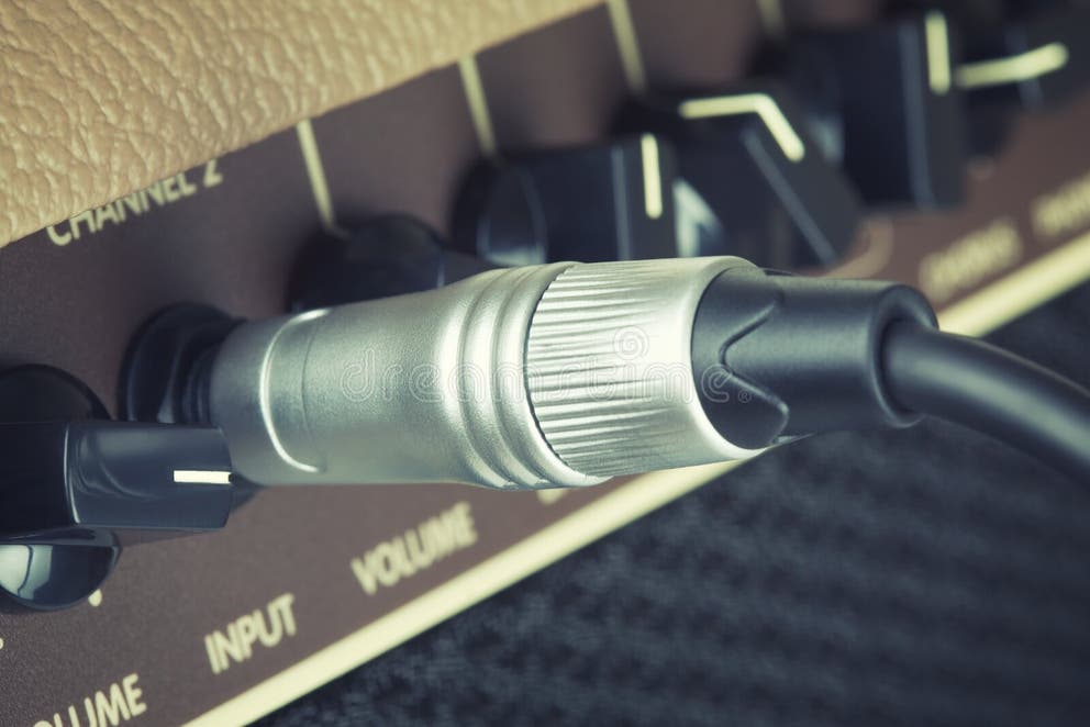 Guitar Amplifier Control Panel Stock Image - Image of black, change ...