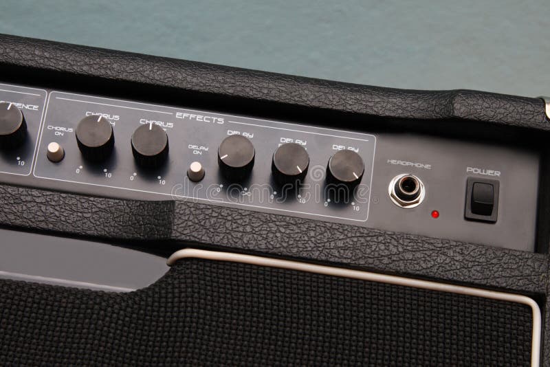 Guitar amplifier stock image. Image of black, combo, treble - 35588607