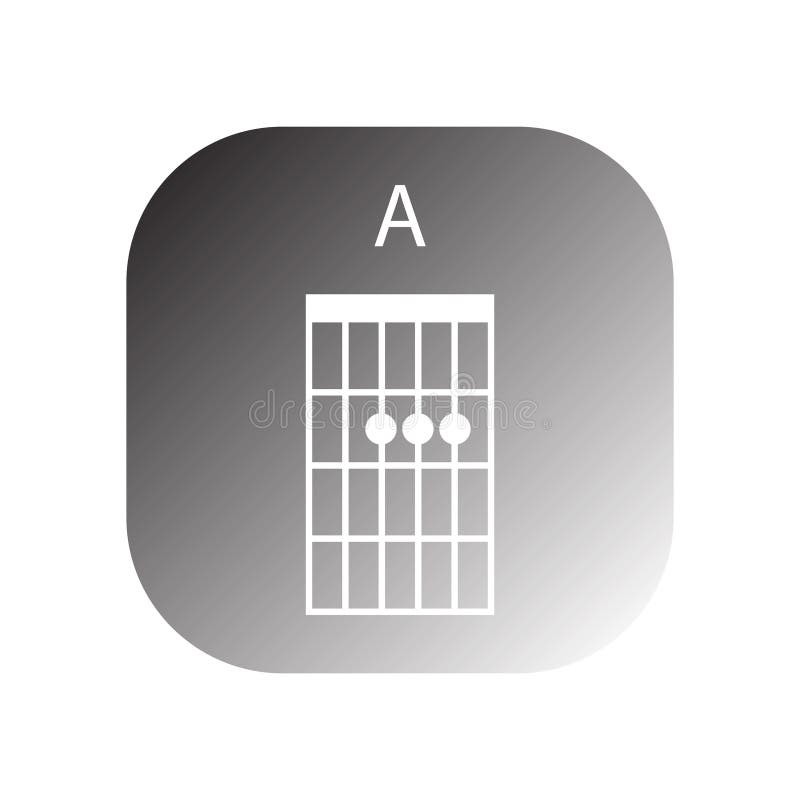 Guitar chord icon vector stock vector. Illustration of table - 306773081