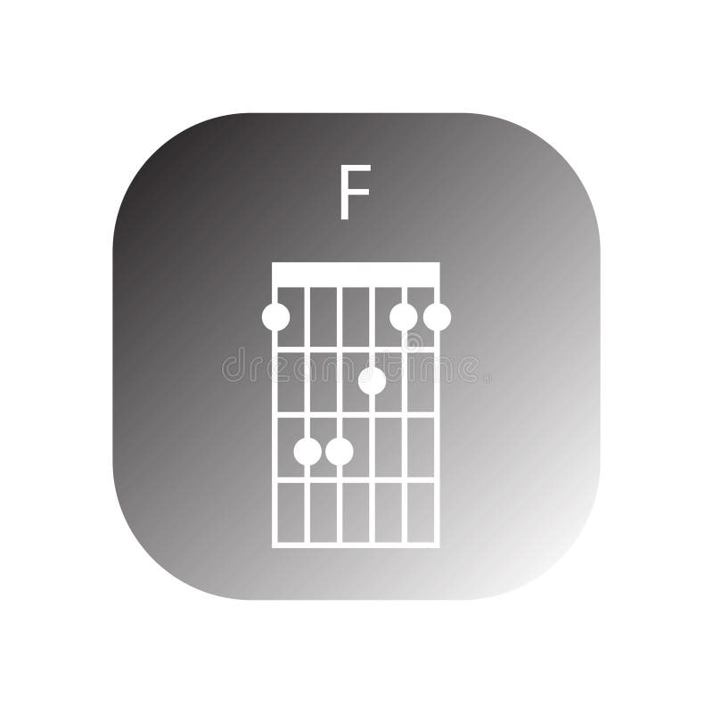Guitar chord icon vector stock vector. Illustration of object - 306773737