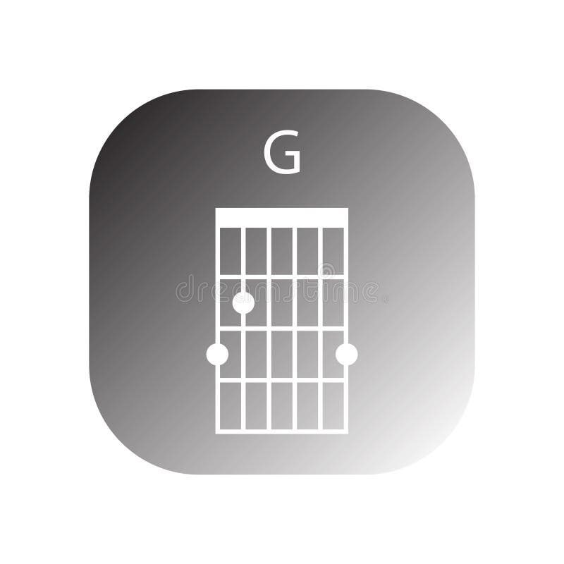 Guitar chord icon vector stock vector. Illustration of logo - 306773829