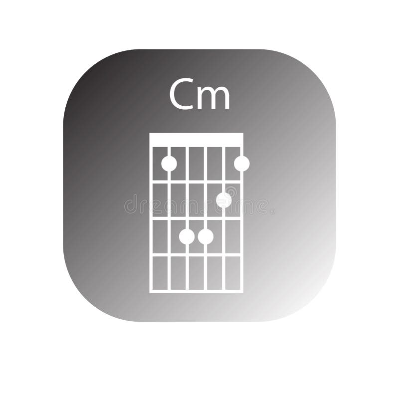 Guitar chord icon vector stock vector. Illustration of fingering ...