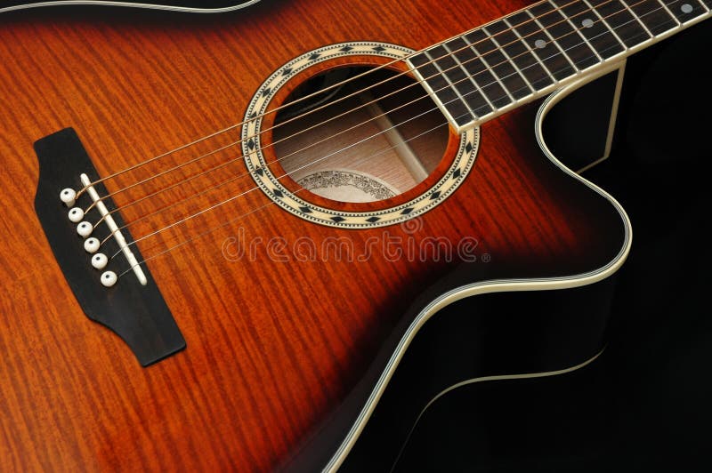 Guitar Closeup 3 stock image. Image of closeup, music, electric - 482337
