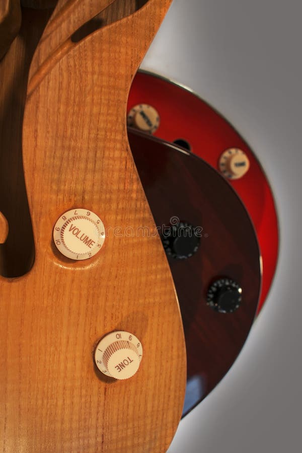 Guitar control knobs stock image. Image of instrument - 18616997